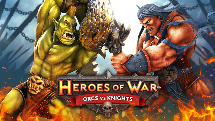 Heroes of War: Orcs vs Knights на андроид скачать бесплатно с «Игроид»